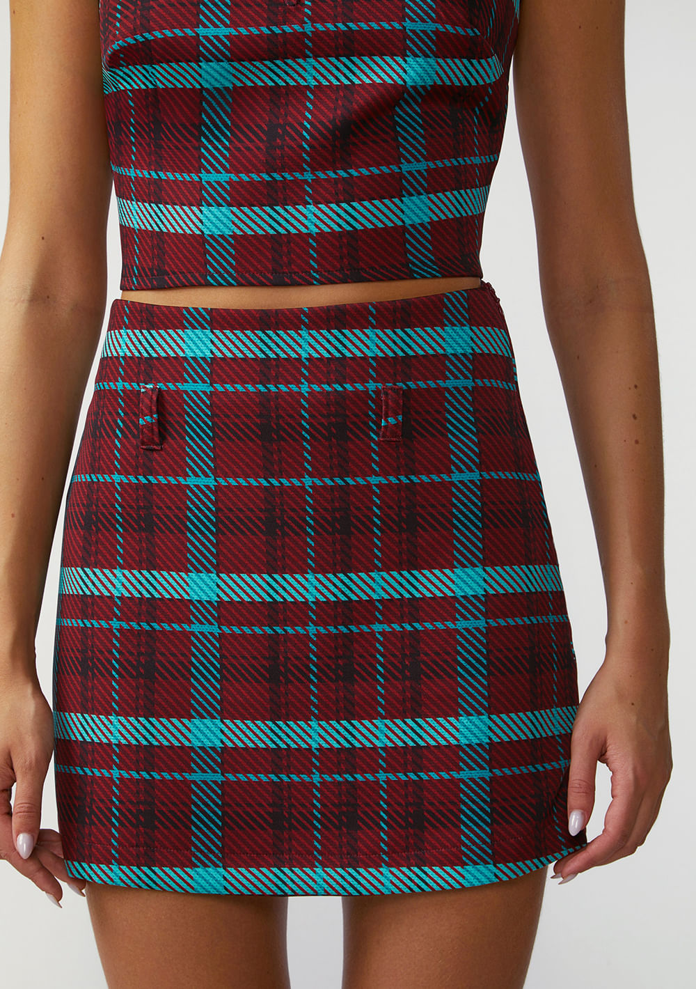 Saia Zinco Reta Alta Curta Bordo